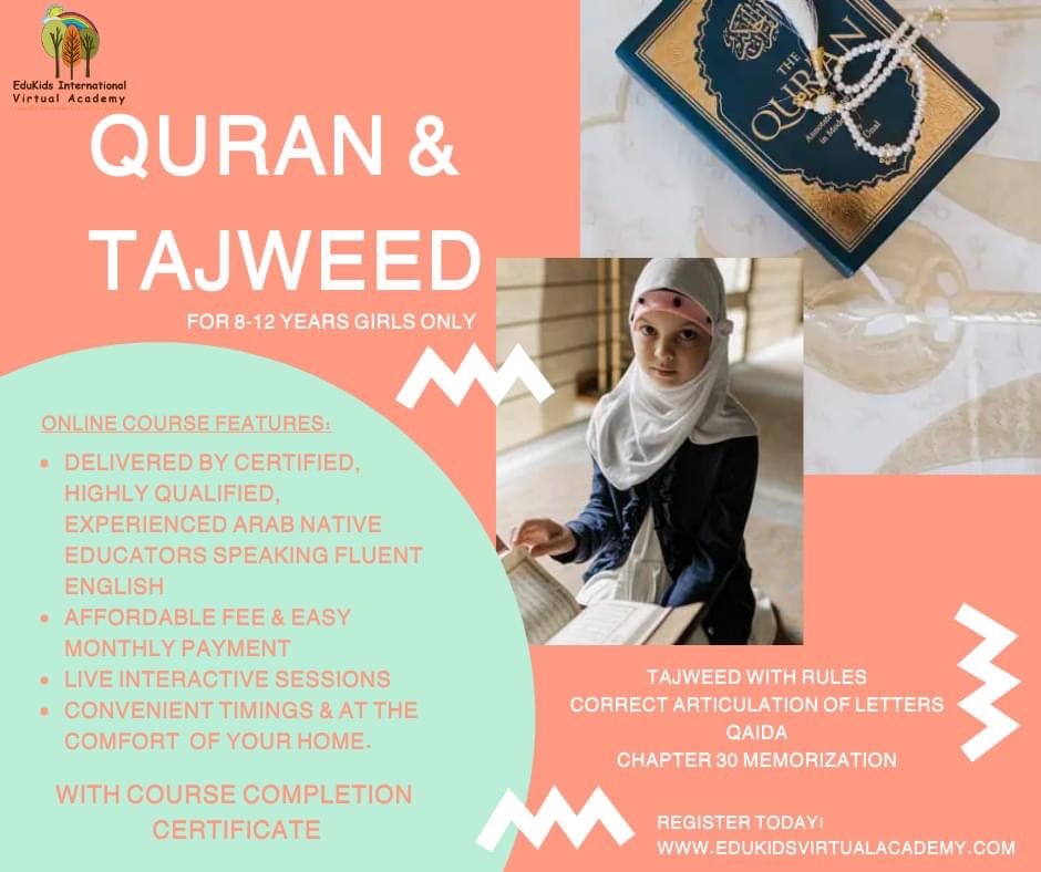 Quran & Tajweed Classes – EduKids
